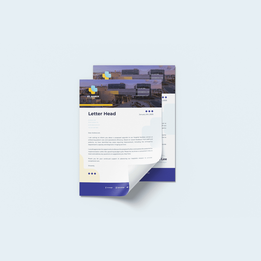 Letterhead Printing | Custom Letterhead Printing Services | ctrlPrint