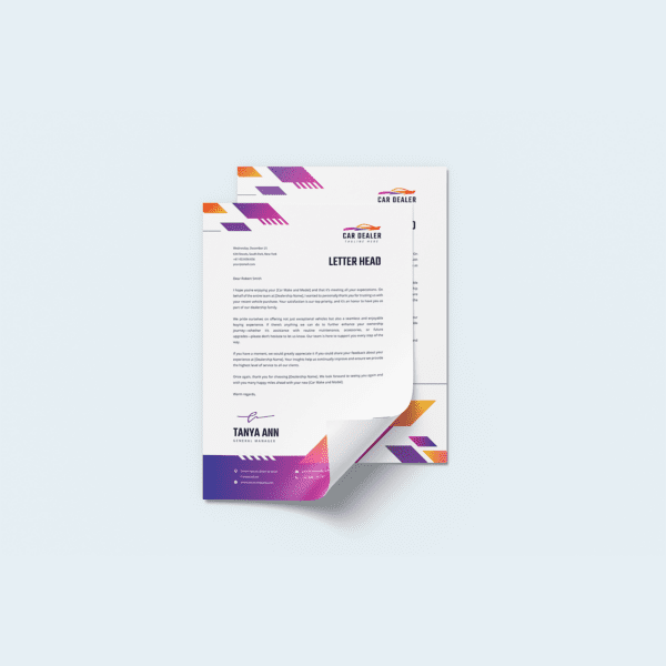 Letterhead Printing | Custom Letterhead Printing Services | ctrlPrint