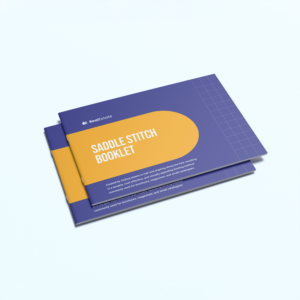 Saddle Stitch Booklet: Landscape (8-48 page) | ctrlPrint