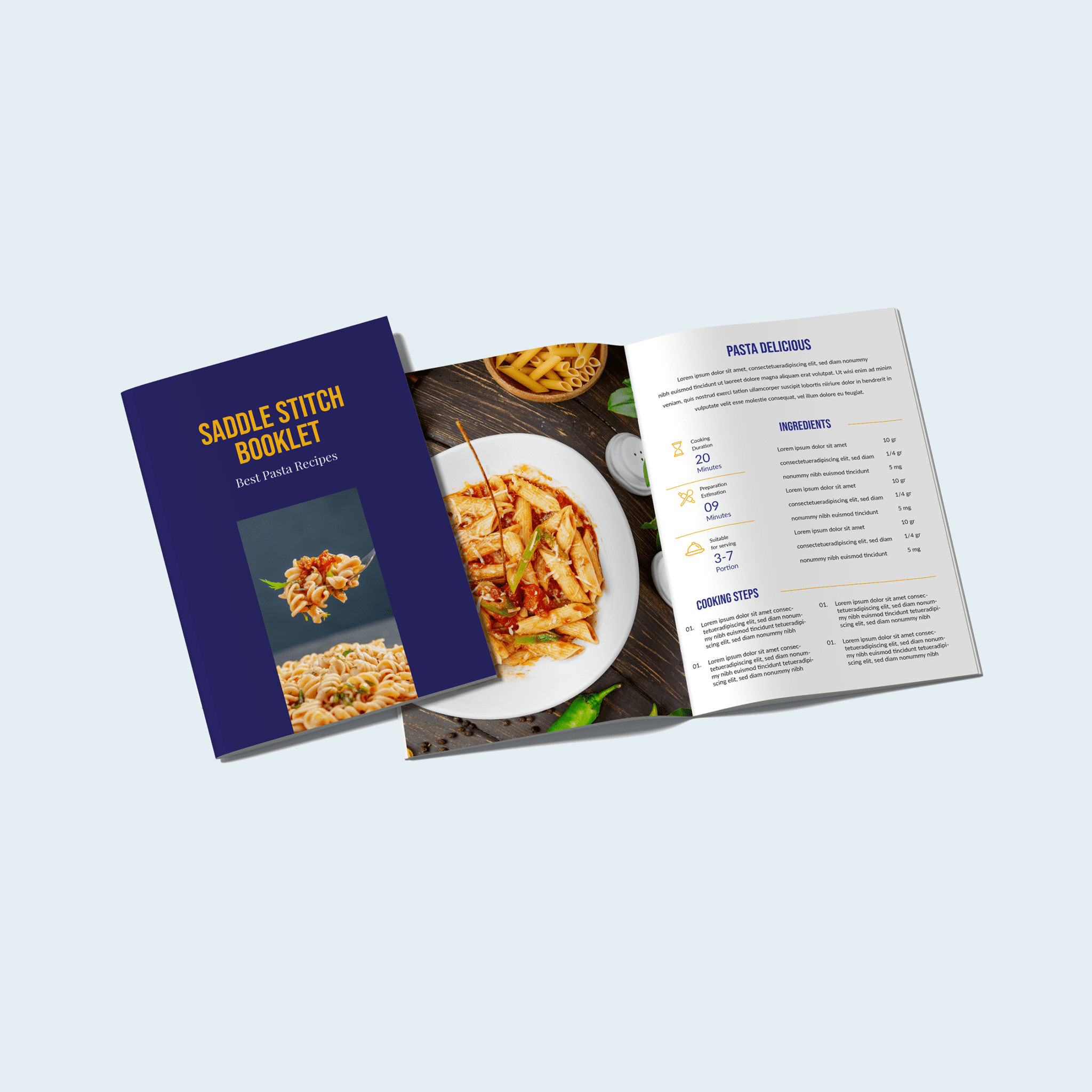 Saddle Stitch Booklet: Portrait (8-48 page) | ctrlPrint